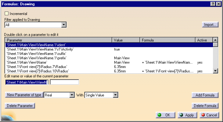 Setting Relations Between Dimensional Constraints